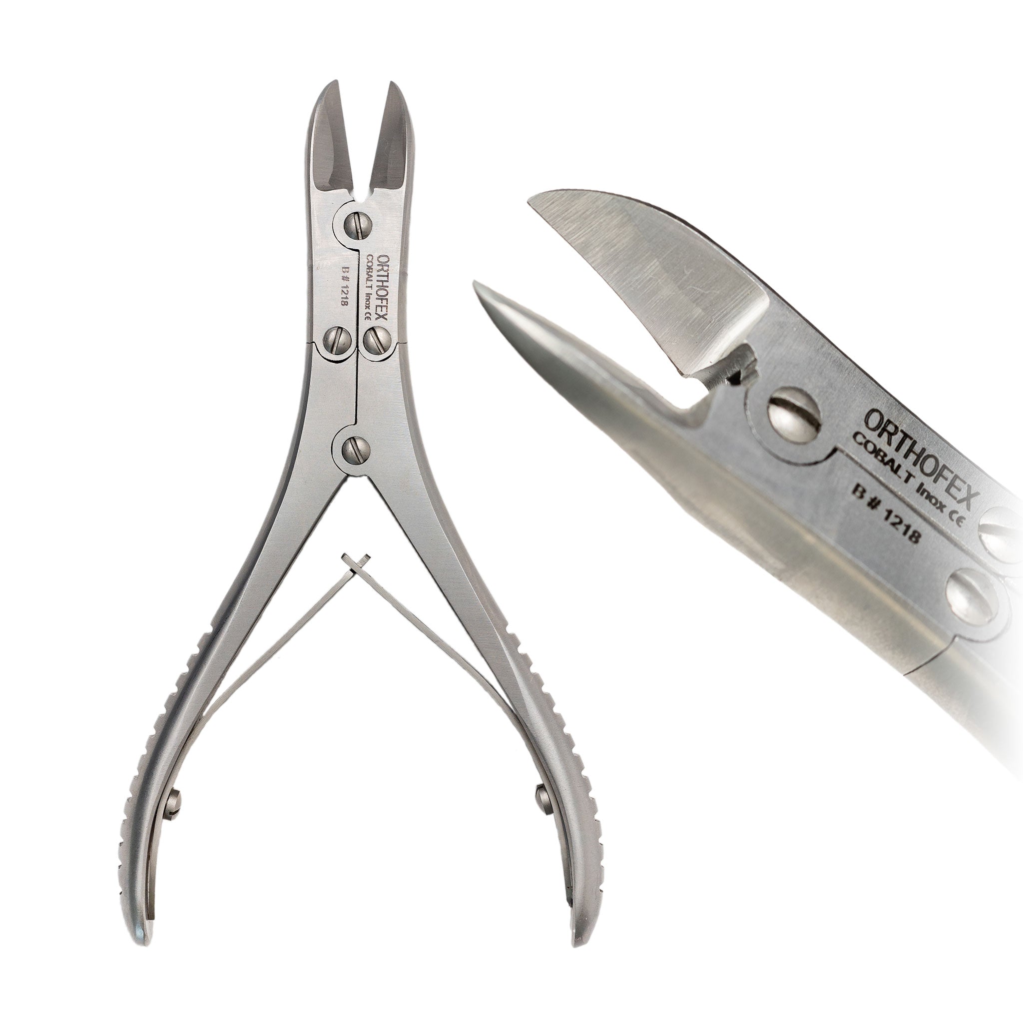 13 cm Podiatry Double-Action Tough Nail Nippers (17 mm Concave Cut) 6 ...